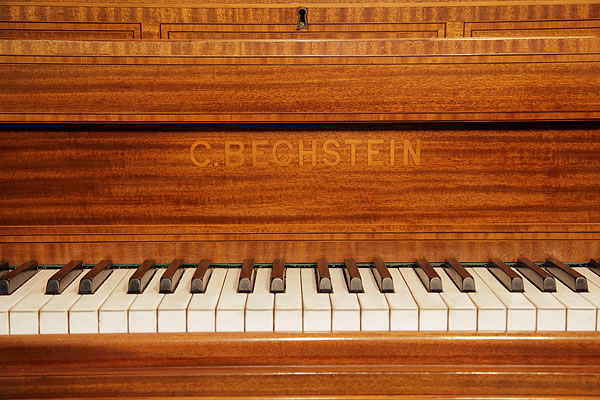 Bechstein Model V grand piano for sale with an inlaid, Sheraton style ...
