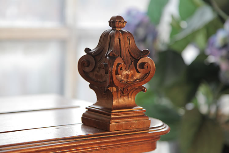 Ludwig Adam Upright piano for sale with an ornately carved, rococo ...