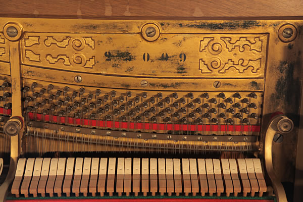 Ludwig Adam Upright piano for sale with an ornately carved, rococo ...
