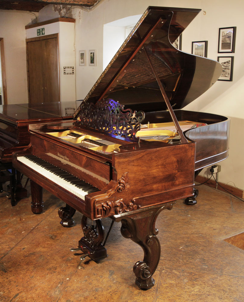 Steinway Style 1 Grand piano for sale with a rosewood case and carved ...